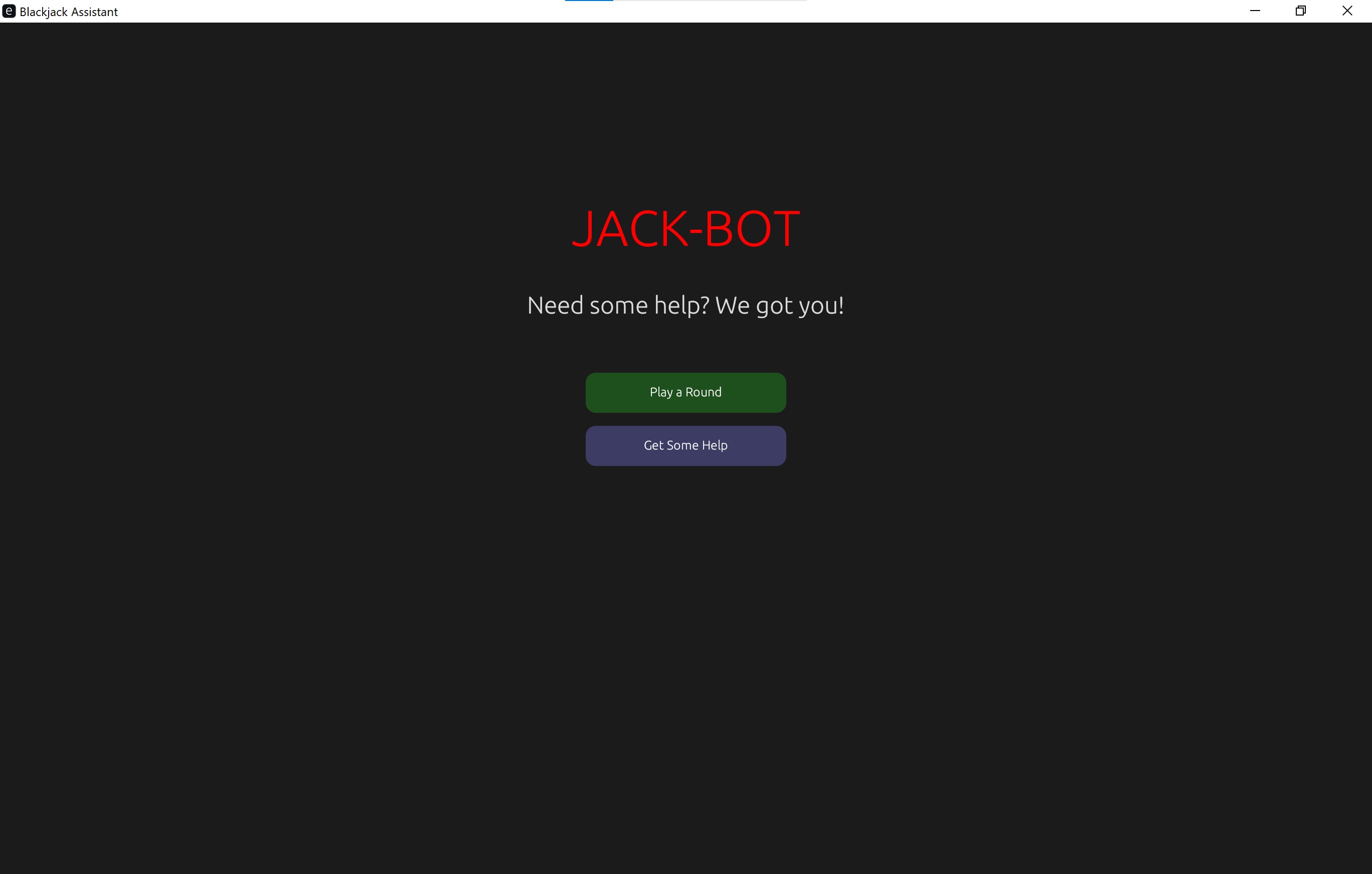 Blackjack Simulator and Probability Calculator – James Utley Portfolio